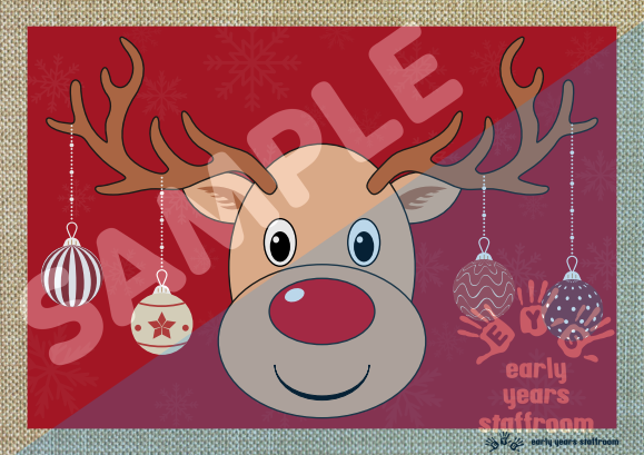 Pin The Nose On The Reindeer